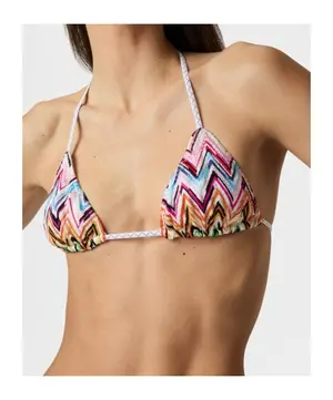 Missoni Zigzag Pattern Bikini Set - Multicoloured