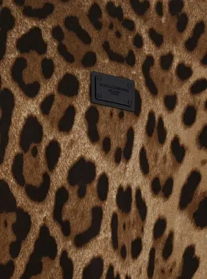 Dolce & Gabbana Dolce Gabbana Leopard Printed Crewneck T-shirt