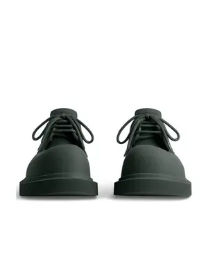 Balenciaga Steroid Derby" Round Toe Lace-up Shoes - Green