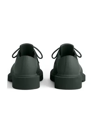 Balenciaga Steroid Derby" Round Toe Lace-up Shoes - Green