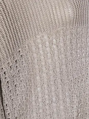 Max Mara Paggi V-back Knitted Jumper - Gray