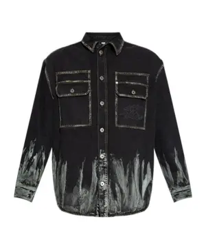 Off-White Oversized Button-up Denim Jacket