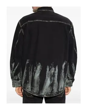 Off-White Oversized Button-up Denim Jacket
