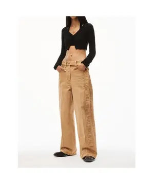 Alexander Wang Cropped Knitted Cardigan With Backless Top - Black