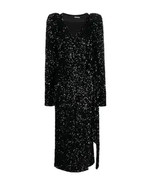 Rotate By Birger Christensen V Neck Day Dresses