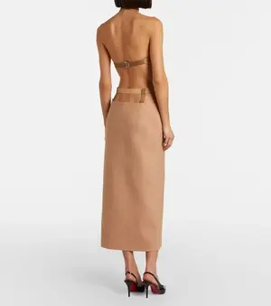 MUGLER Suspended Pencil Skirt