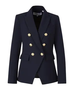 Veronica Beard Double-breasted Blazer - Black