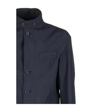 Herno Stand Collar Button-up Jacket