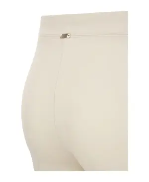 Herno Mid-rise Cropped Flared Trousers - White