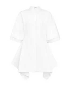 Alaïa Panelled Cotton Poplin Dress - No