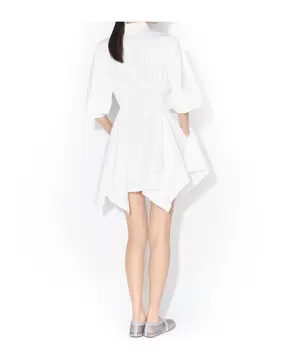 Alaïa Panelled Cotton Poplin Dress