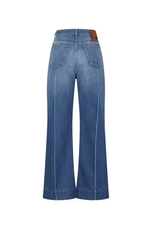 Valentino Garavani Logo Patch Straight-leg Jeans