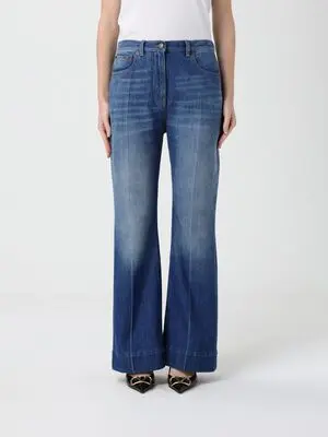 Valentino Garavani Logo Patch Straight-leg Jeans