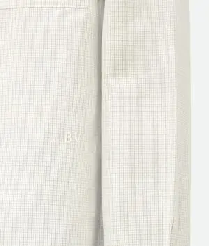 Bottega Veneta Checked Long Sleeved Shirt