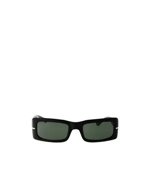 Persol Rectangular Frame Sunglasses - Black