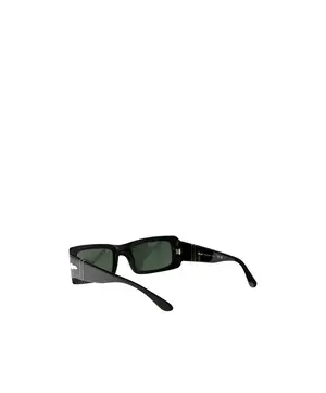 Persol Rectangular Frame Sunglasses - Black