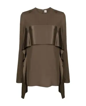 TOTEME Tie-fastening Crepe Blouse