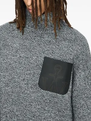 J.W.ANDERSON Patch Pocket Turtleneck Knitted Jumper