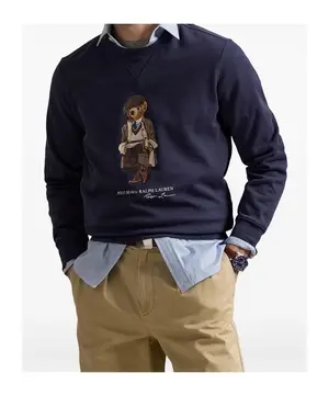 Polo Ralph Lauren Polo Bear Graphic Crewneck Sweatshirt - Navy