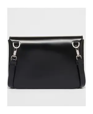 Prada Logo Stamp Foldover Bag