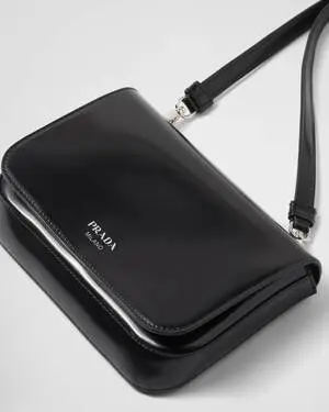 Prada Logo Stamp Foldover Bag