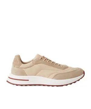 Loro Piana Week End Walk Low Top Sneakers - Sandy Shell
