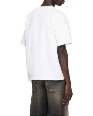 GANNI Logo Embroidered Crewneck T-shirt
