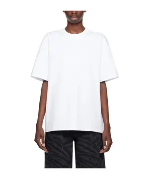 GANNI Logo Embroidered Crewneck T-shirt