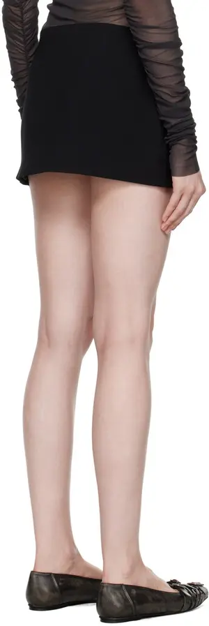 Acne Studios Mini Skirt With Zippered Slits
