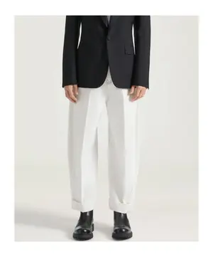 Givenchy Logo Patch Loose-fit Jeans - White