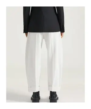 Givenchy Logo Patch Loose-fit Jeans - White