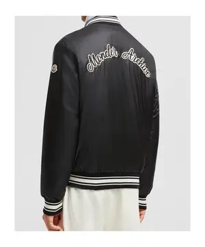 Moncler Reversible Varsity Bomber Jacket - Black