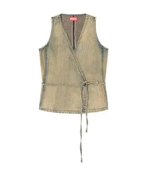 DIESEL® Sleeveless Wrap Top