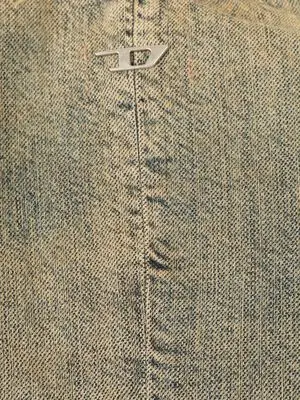 DIESEL® Brush Denim Wrap Top - Medium Blue