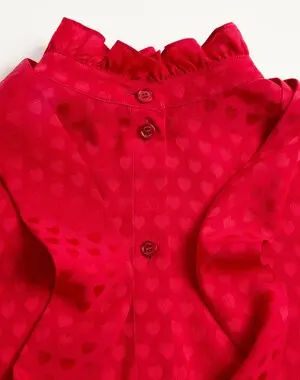 Valentino Garavani Cour De Coeur Pussy-bow Shirt