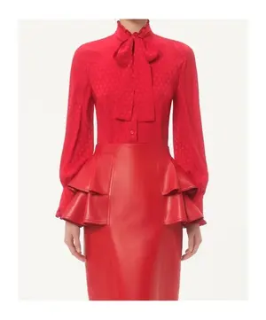 Valentino Garavani Cour De Coeur Pussy-bow Shirt