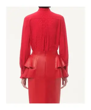 Valentino Garavani Cour De Coeur Pussy-bow Shirt