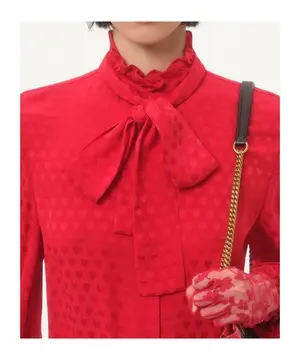 Valentino Garavani Cour De Coeur Pussy-bow Shirt