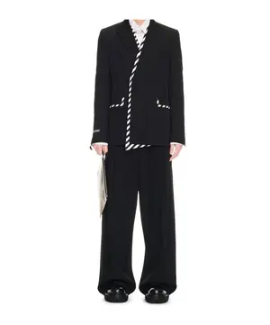 Off-White Dart Detailed Wide-leg Trousers