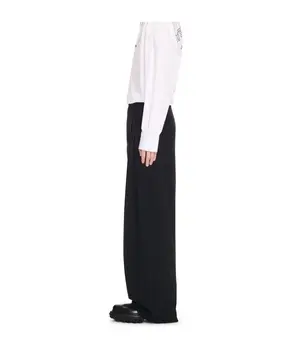 Off-White Dart Detailed Wide-leg Trousers