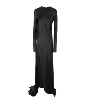 ANN DEMEULEMEESTER Long-sleeved Wrap Dress