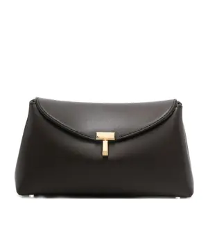 TOTEME Mini T-lock Clutch Bag - Black