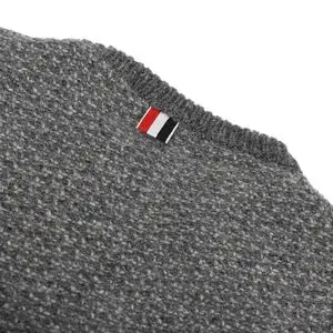 Thom Browne 4-bar Textured Knit Sweater