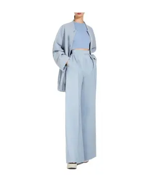 Max Mara Pleated Wide-leg Trousers