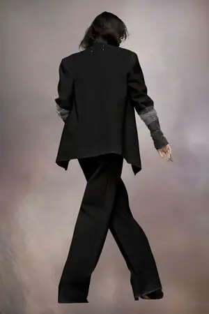 MAISON MARGIELA Gabardine Shawl Lapel Blazer