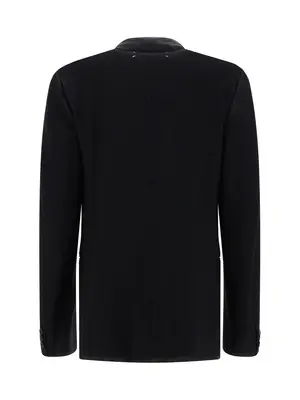 MAISON MARGIELA Gabardine Shawl Lapel Blazer
