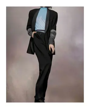 MAISON MARGIELA Gabardine Shawl Lapel Blazer