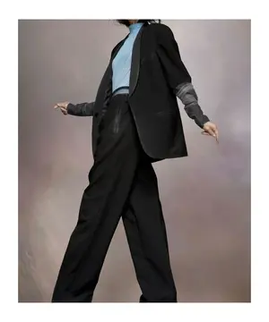 MAISON MARGIELA Gabardine Shawl Lapel Blazer