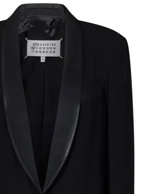 MAISON MARGIELA Gabardine Shawl Lapel Blazer