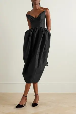 Zimmermann Strapless Wrinkled Detail Sleeveless Dress